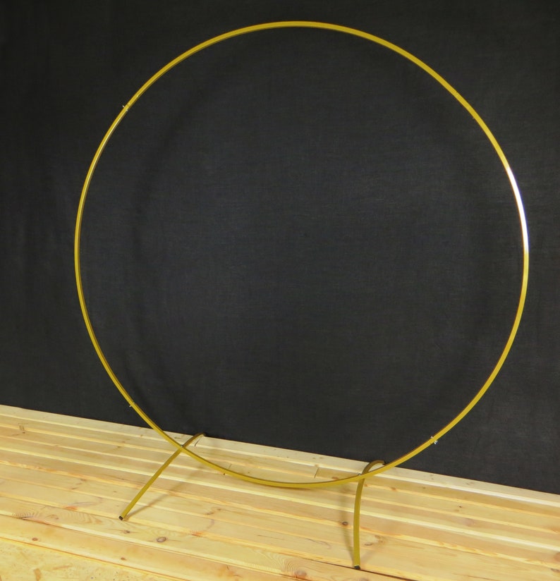 Wedding Arch Iron Round Arch Ring Arch Gold Arch Wedding | Etsy