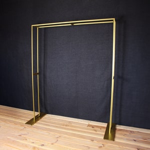 Double Square Arch, Metal Wedding Arch, Iron Stand, Wedding Stand ...