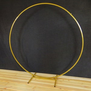 Round Metal Wedding Arch, Iron Round Arch, Ring Arch, Circle Wedding ...