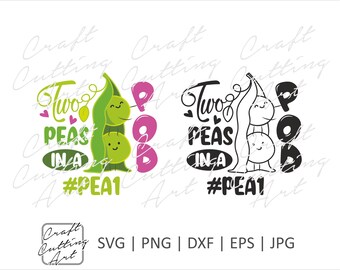 Kawaii Peas in A Pod Clip Art for Scrapbooking Card Making - Etsy