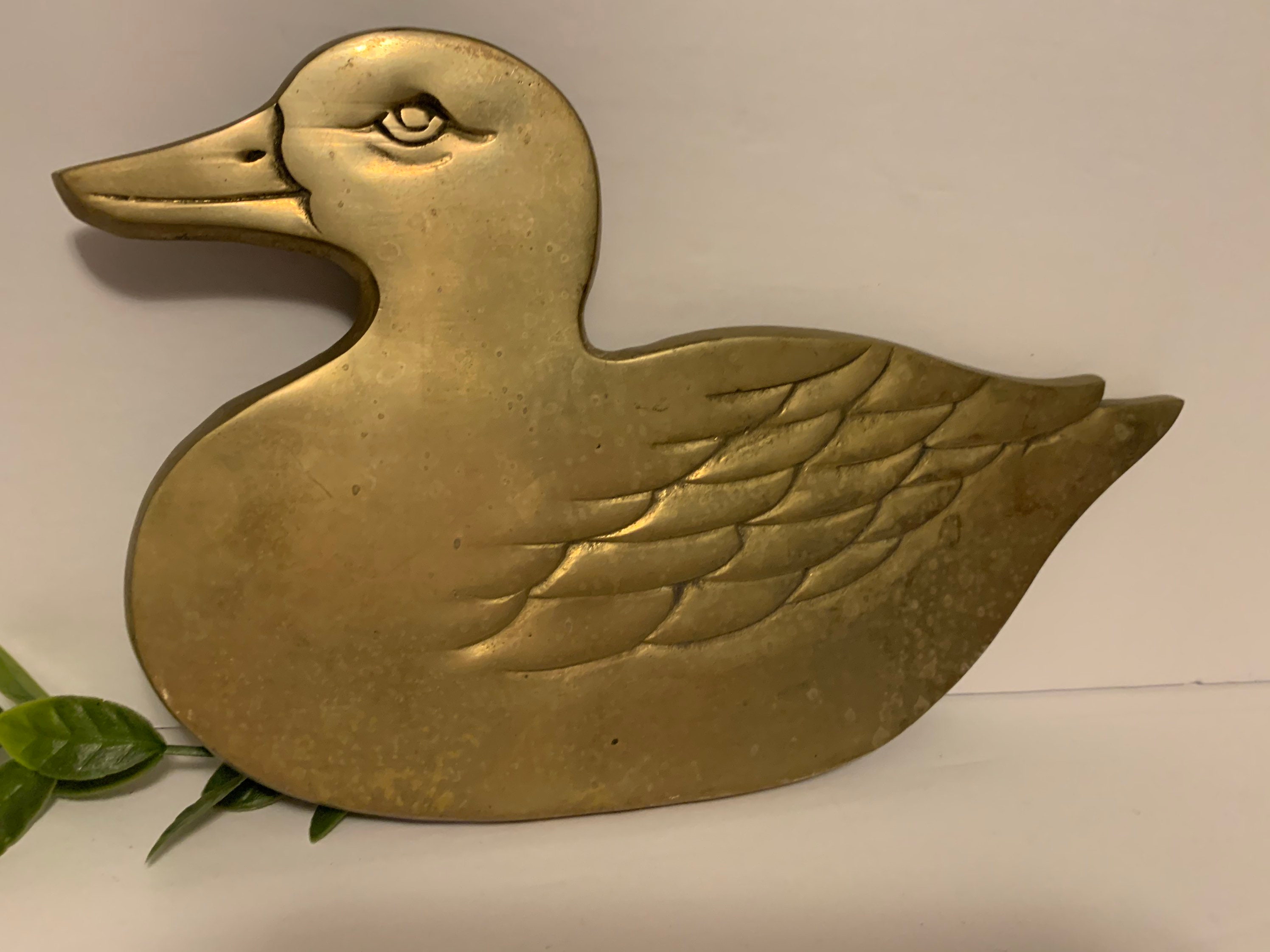 Vintage brass duck decor vintage Penco brass duck wall decor | Etsy