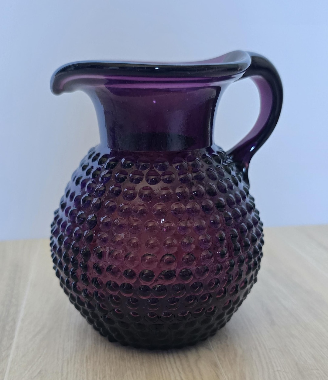 Vintage Clevenger Brothers Amethyst Hobnail Pitcher (small) - Etsy