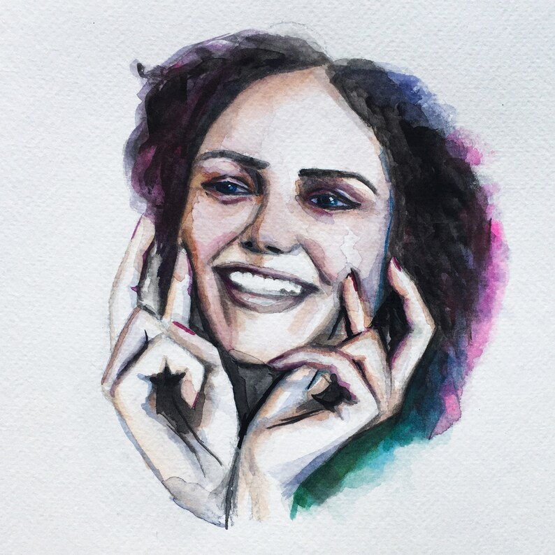 Watercolor Portraits - Etsy