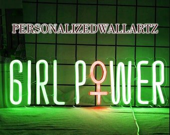 Girl Power Light Sign - Etsy