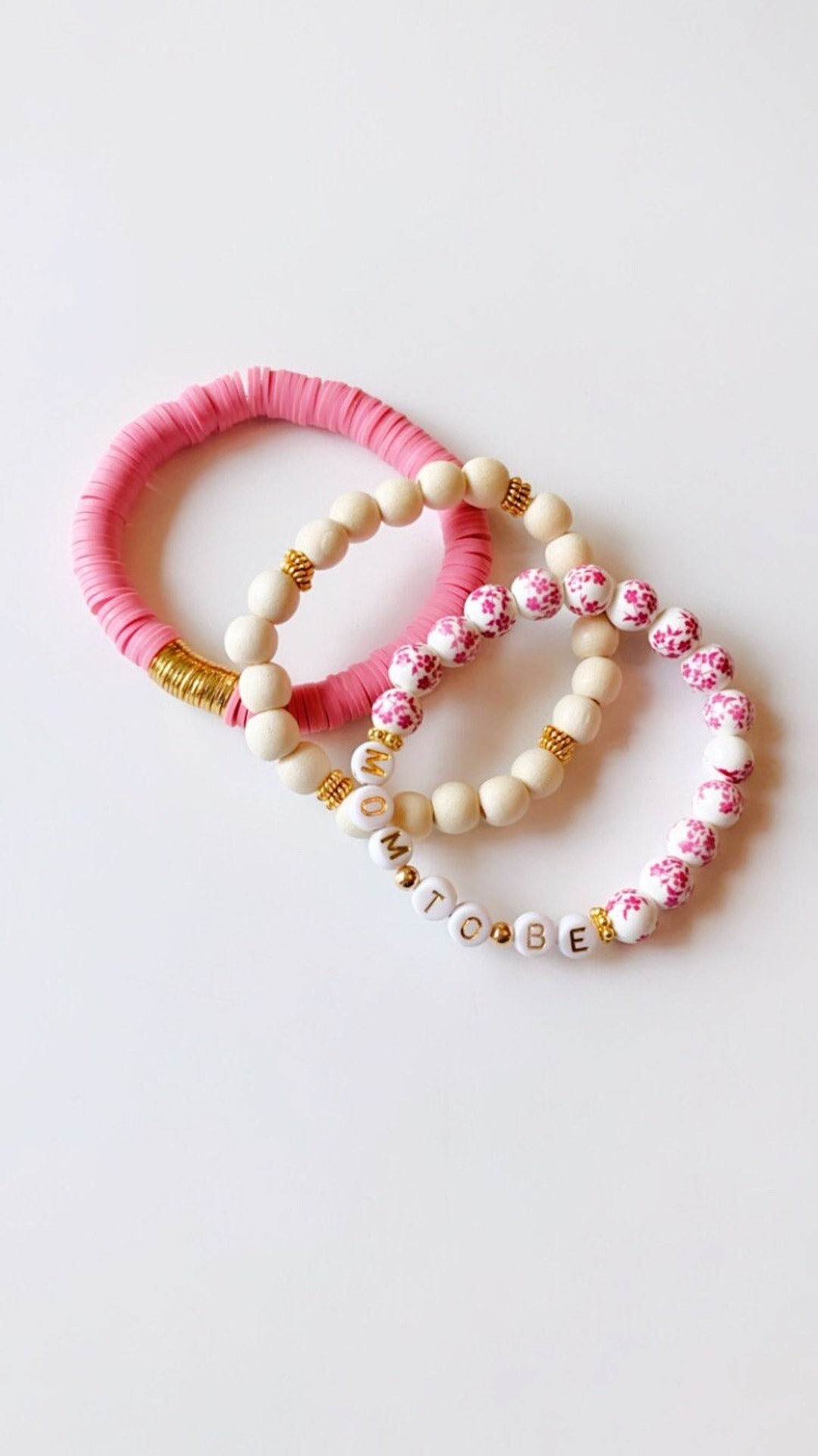 Pink Floral Mother's Day Stack Stack of 3 - Etsy