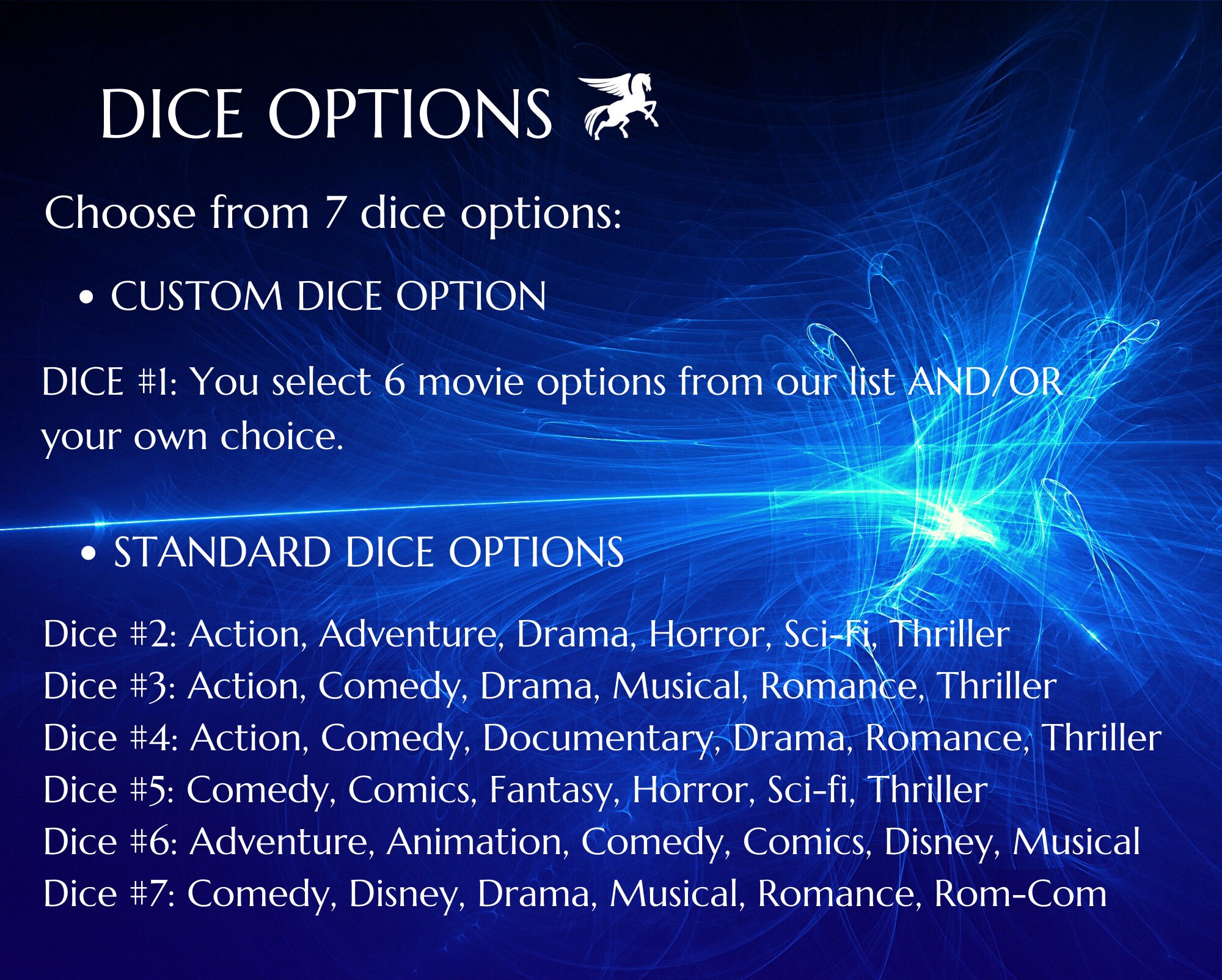 Customised Movie Dice Date Night in Gift for Couples and - Etsy UK