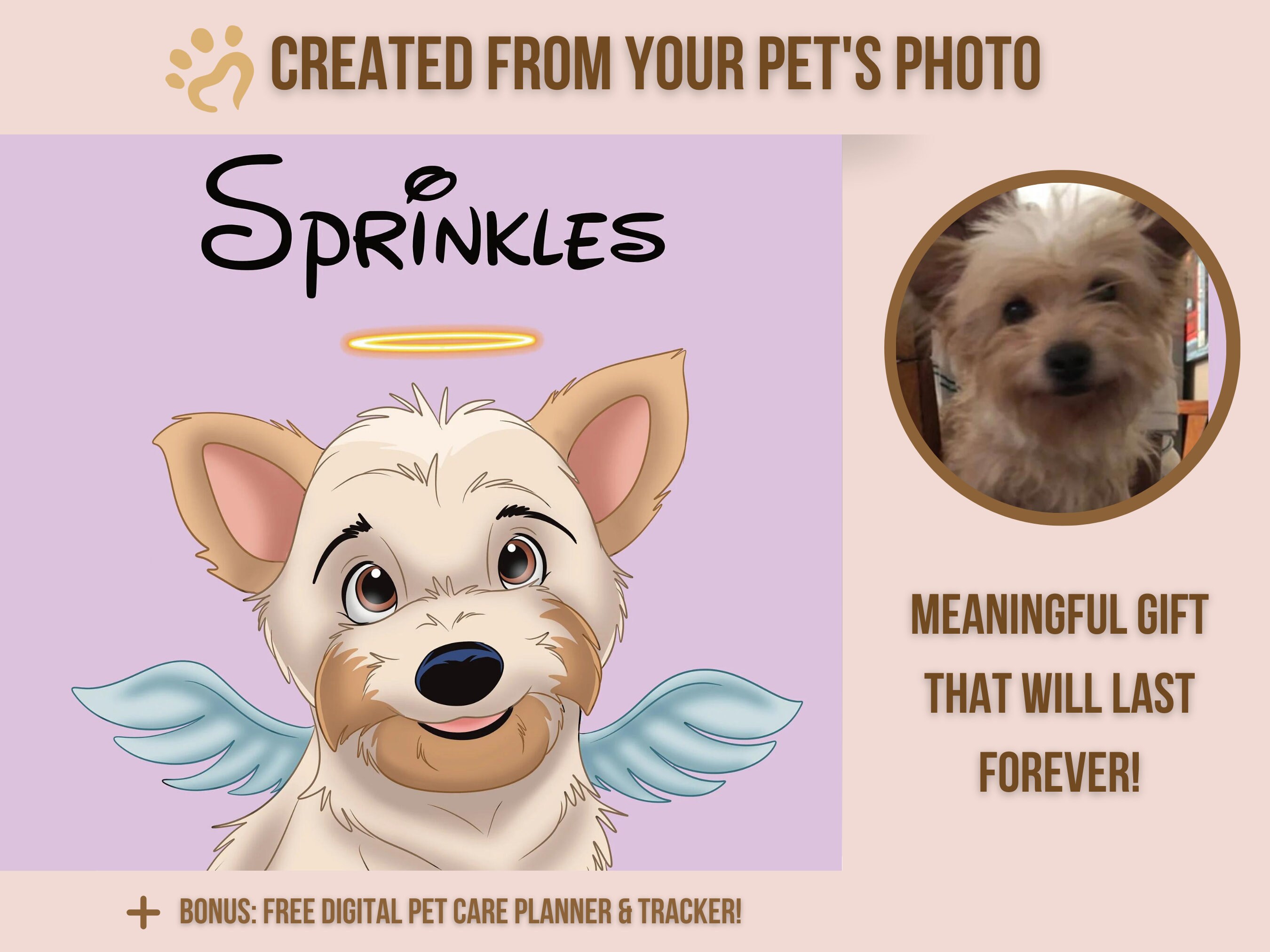 Custom Disney Pet Portraits, Personalized Disney-style Illustrations ...