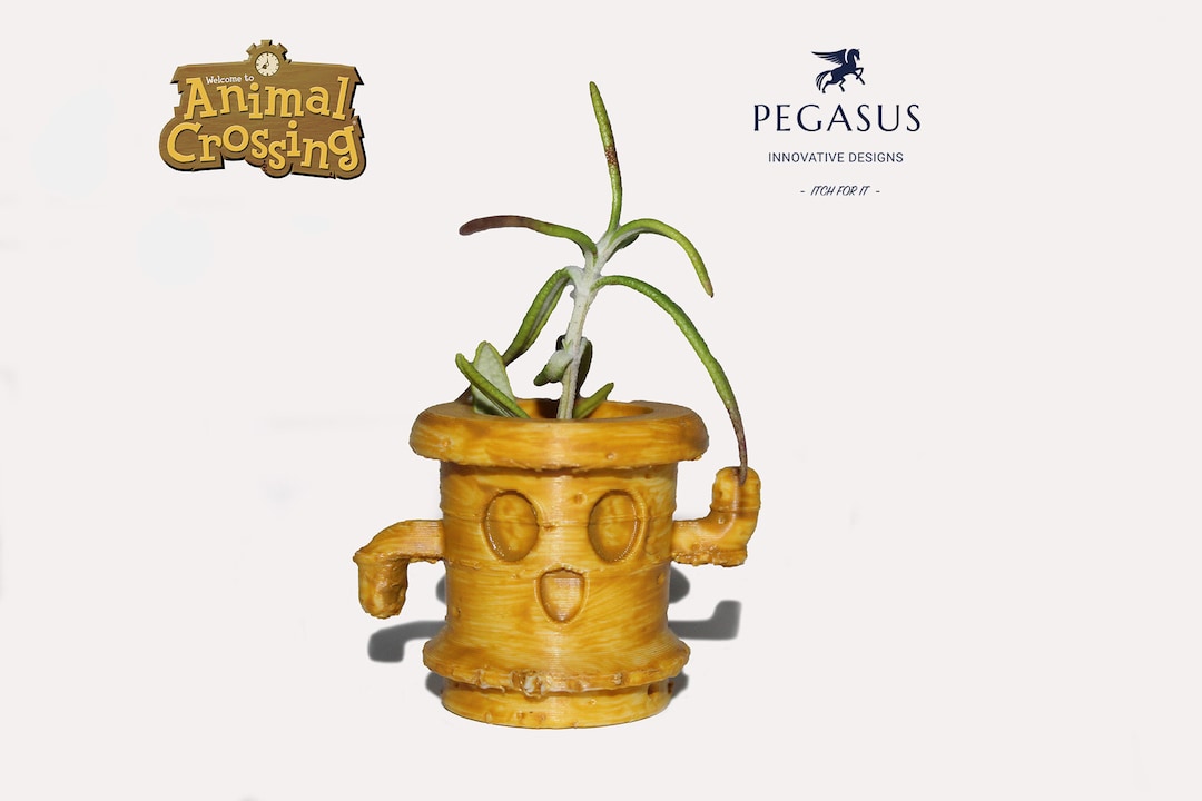 Animal Crossing Gyroid Planter: 3D Printed Mini Vase - Etsy