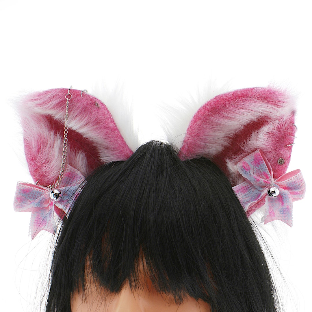 Cute Cosplay Cat Ears, Fluffy Cat Ears, Artificial Furry Ears, Furry ...