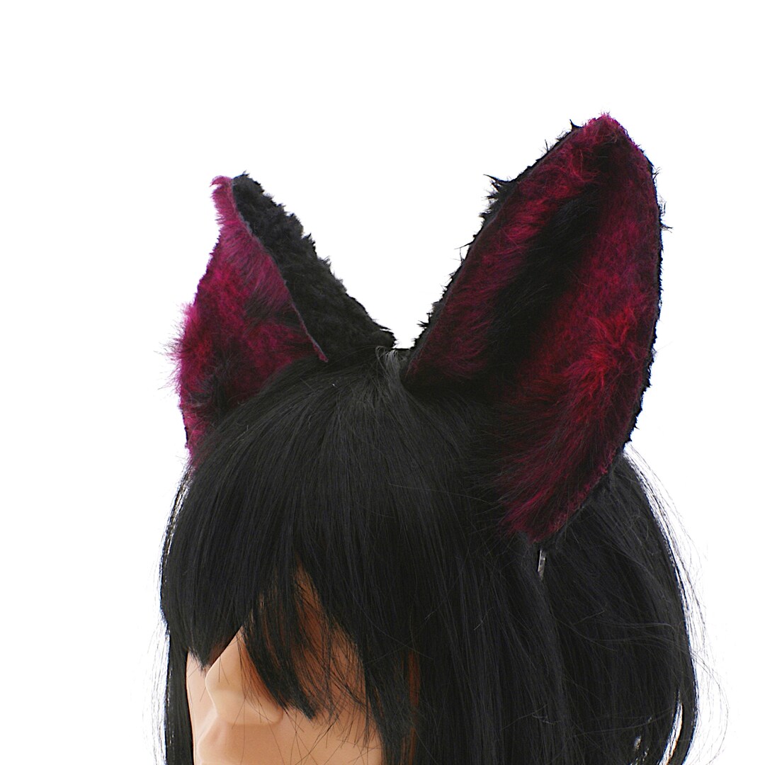 Red Vine Black Ears Wolf Ears Brown Cosplay Wolf Ears - Etsy