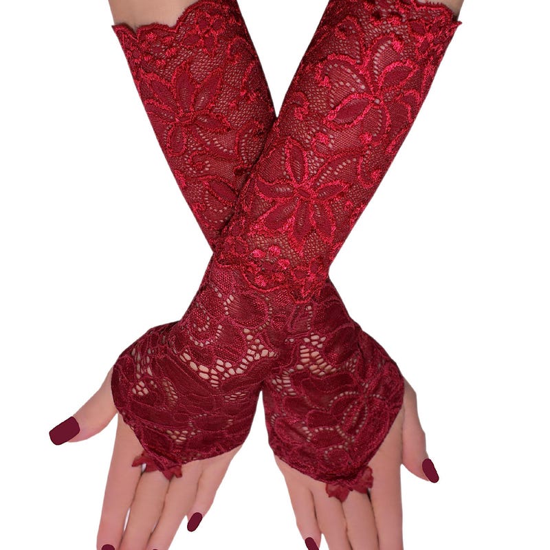 Womens Gloves Xl Purple - Etsy