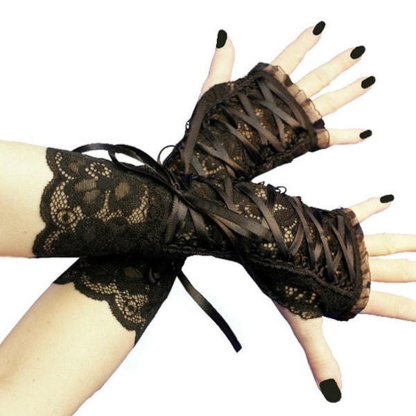 Gothic Gloves - Etsy