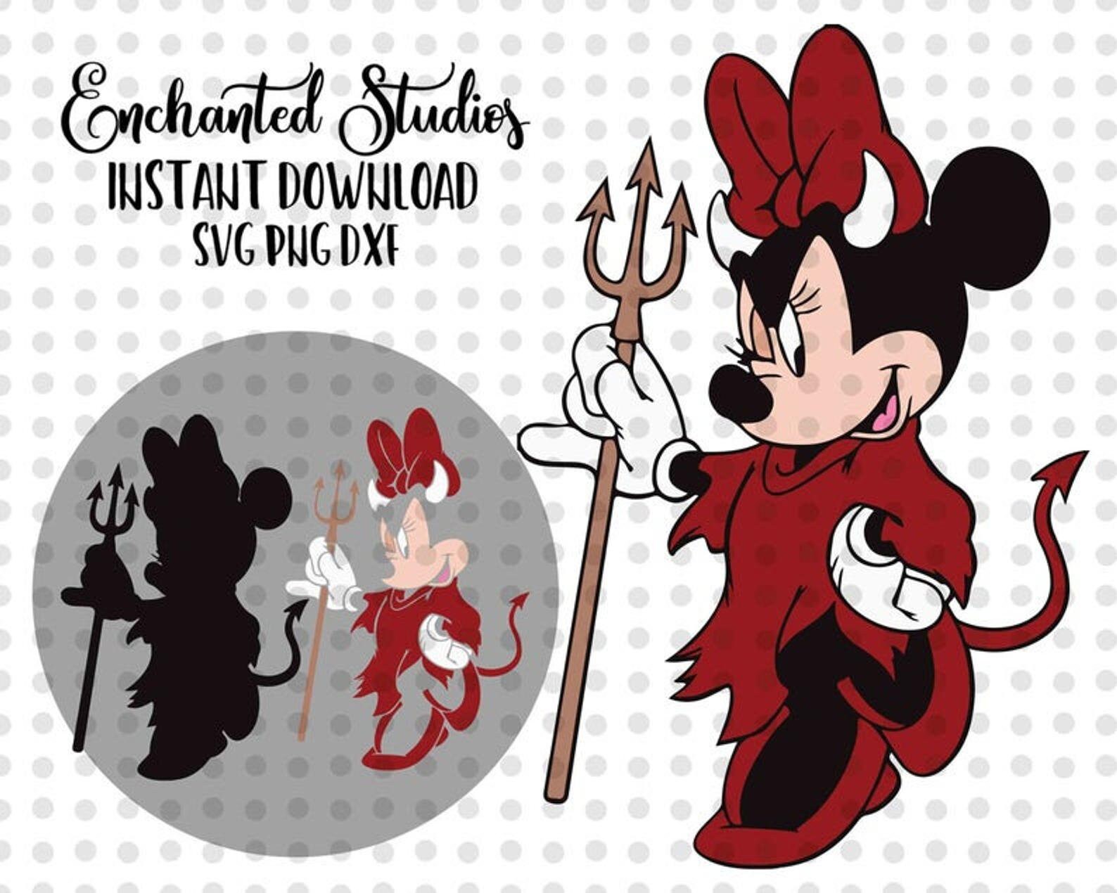 Devilish Mouse Clipart SVG & PNG Clip Art Files Printable - Etsy Australia