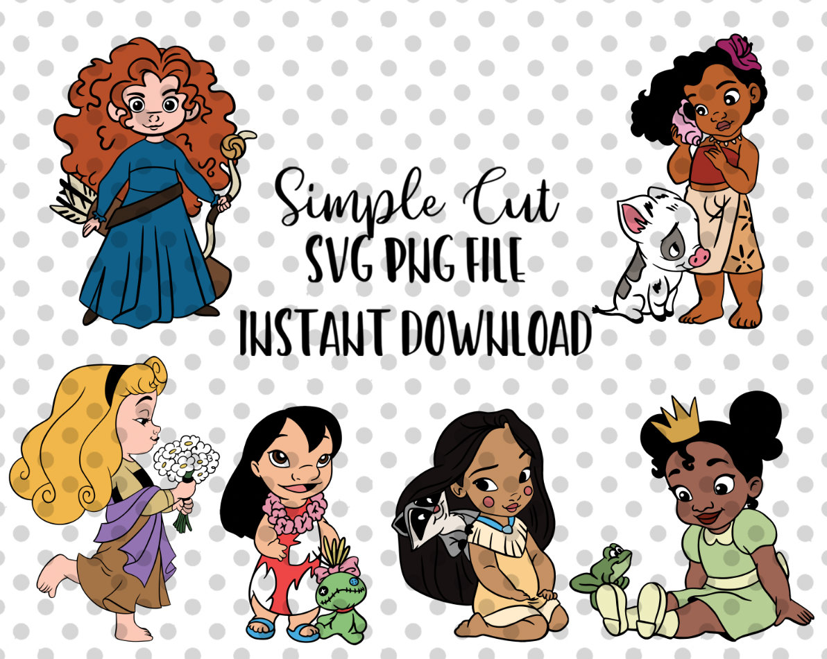 Baby Princess Silhouette