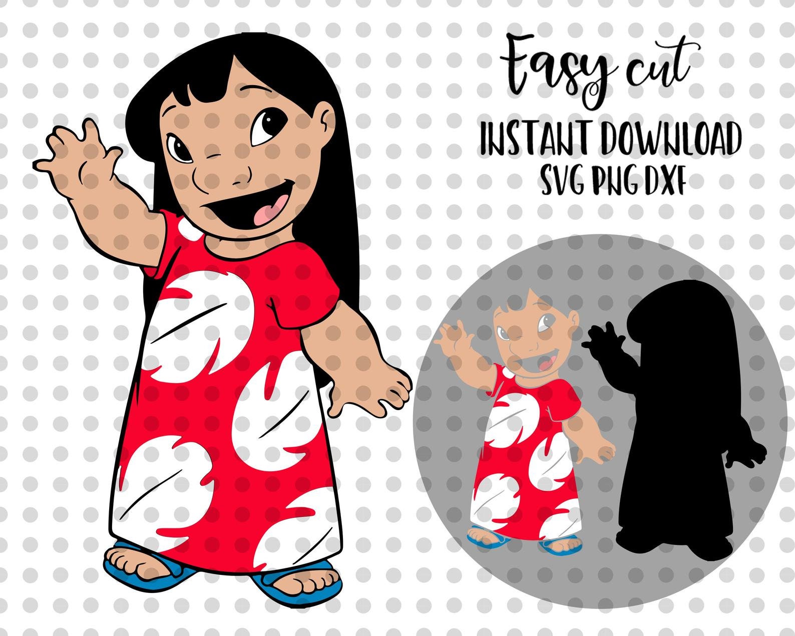 Lilo Clip Art Svg Cutting File Svgbombcom