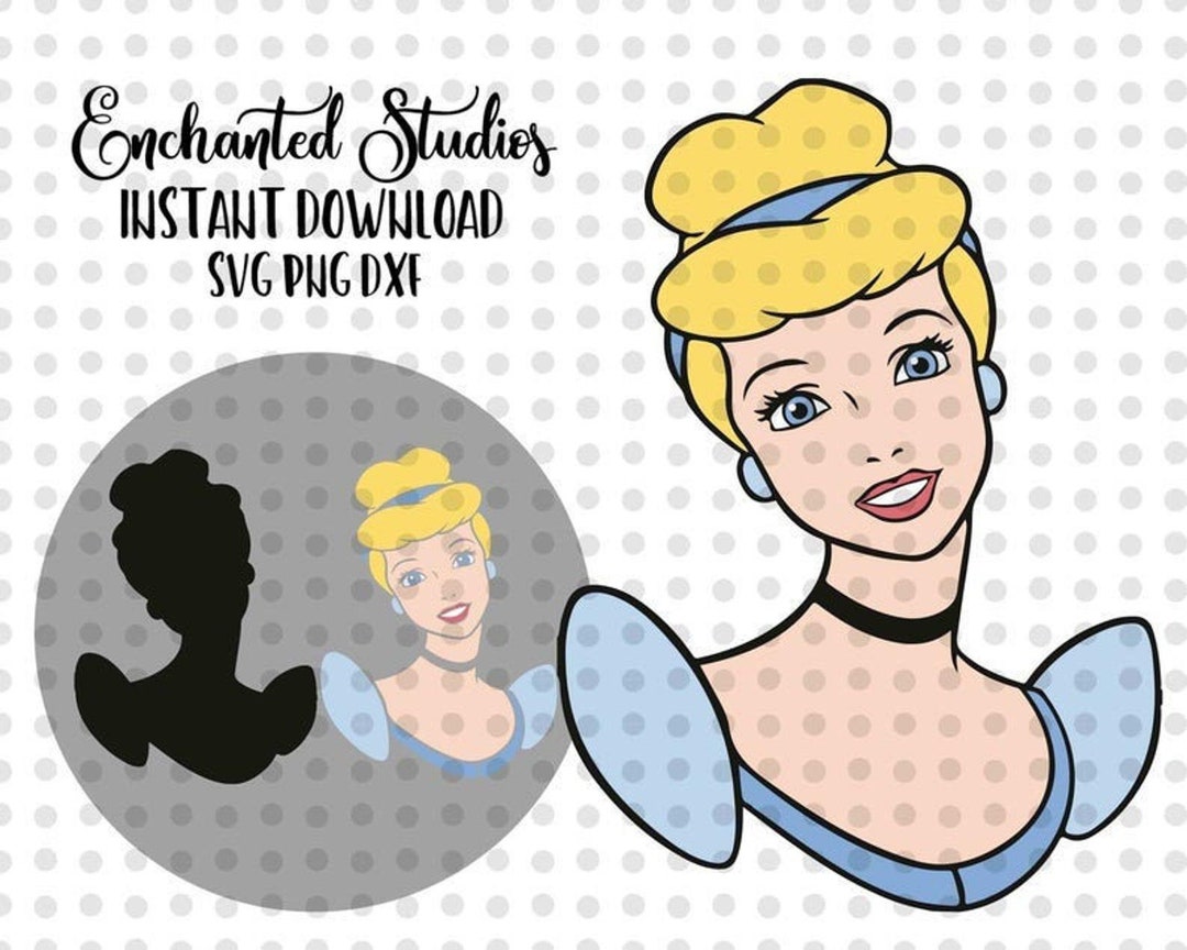 Princess Head SVG & PNG Clipart Files Princess Svg Printable - Etsy Canada