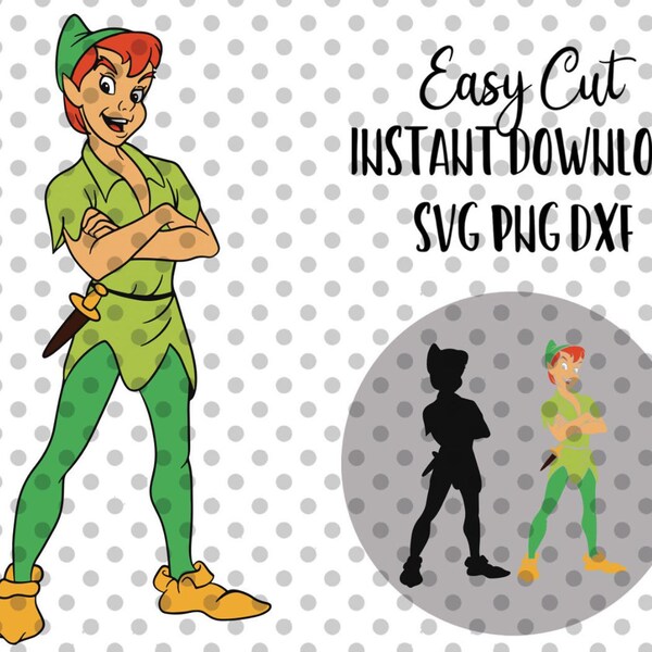 Peter Pan Silhouette - Etsy