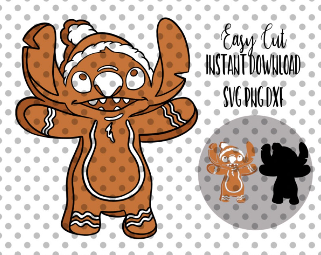 Christmas Gingerbread SVG & PNG Clip Art Files Winter Svg - Etsy