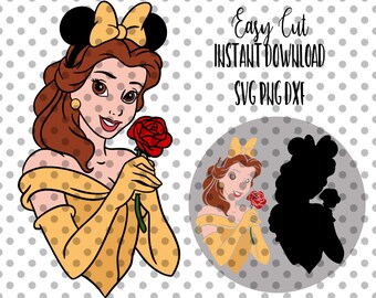 Belle Svg - Etsy