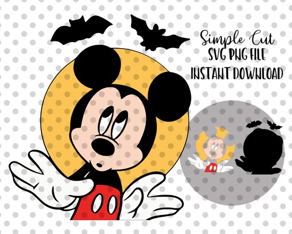 Spooky Mouse Head SVG PNG Clip Art Files Easy Cut Pumpkin - Etsy