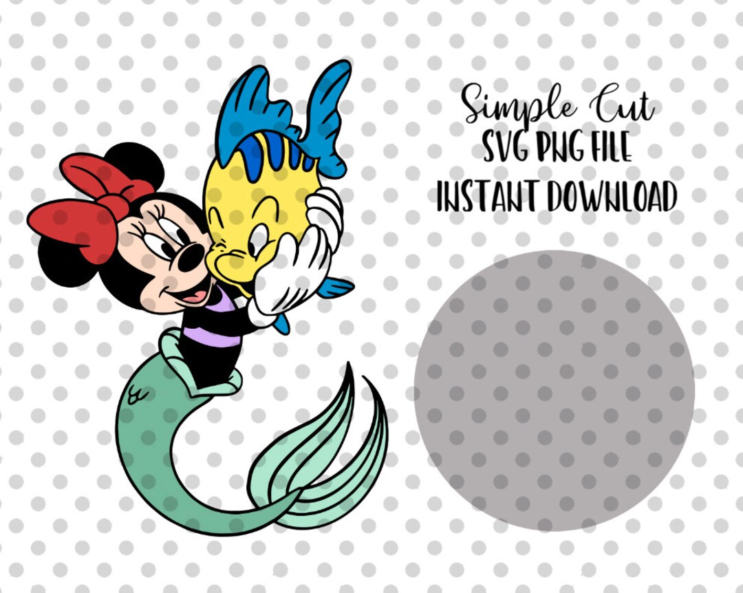 Mermaid Mouse SVG & PNG Clip Art Files Printable Images - Etsy UK