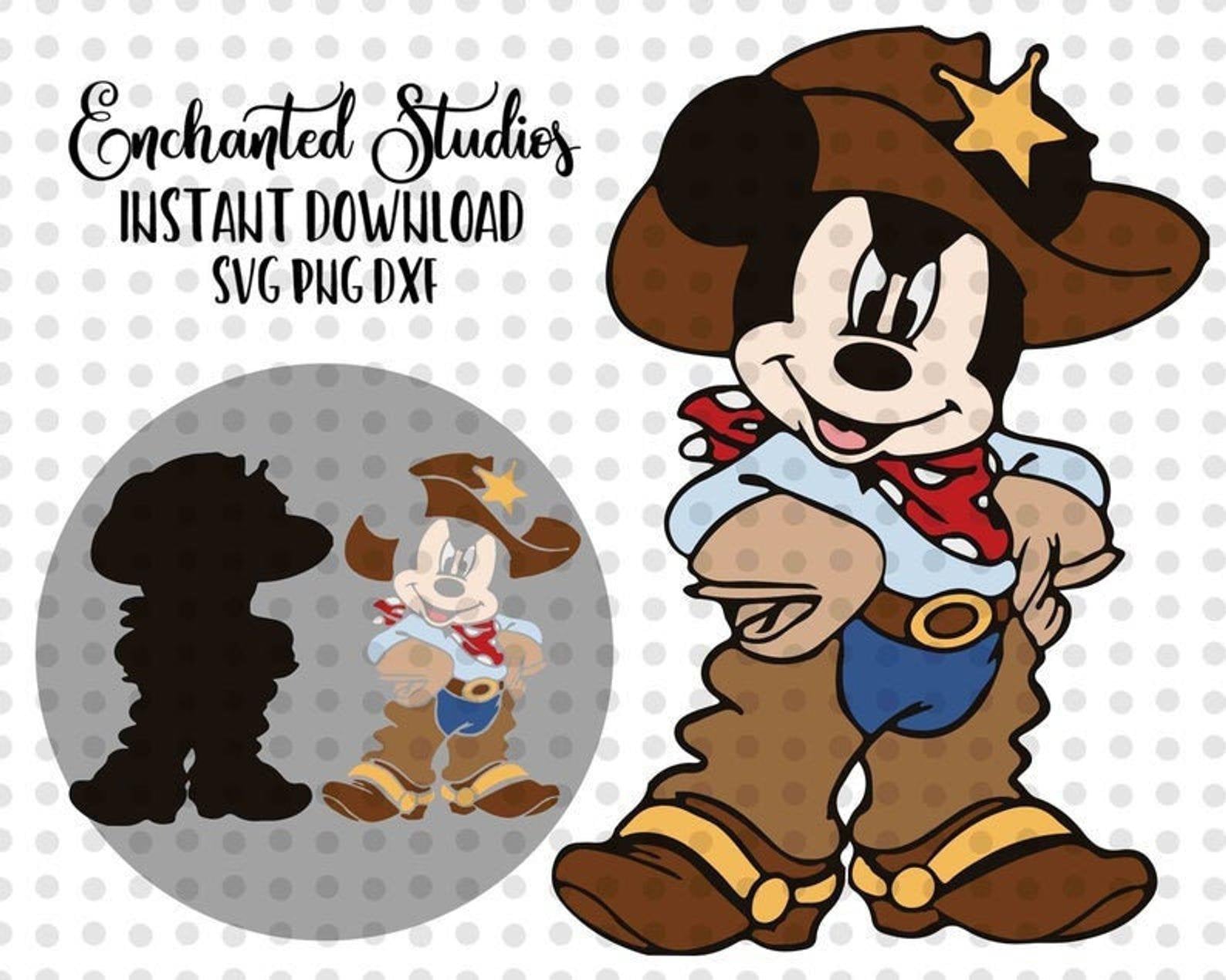 Cowboy Mouse Clipart SVG PNG Clip Art Files Sheriff Mouse - Etsy Australia