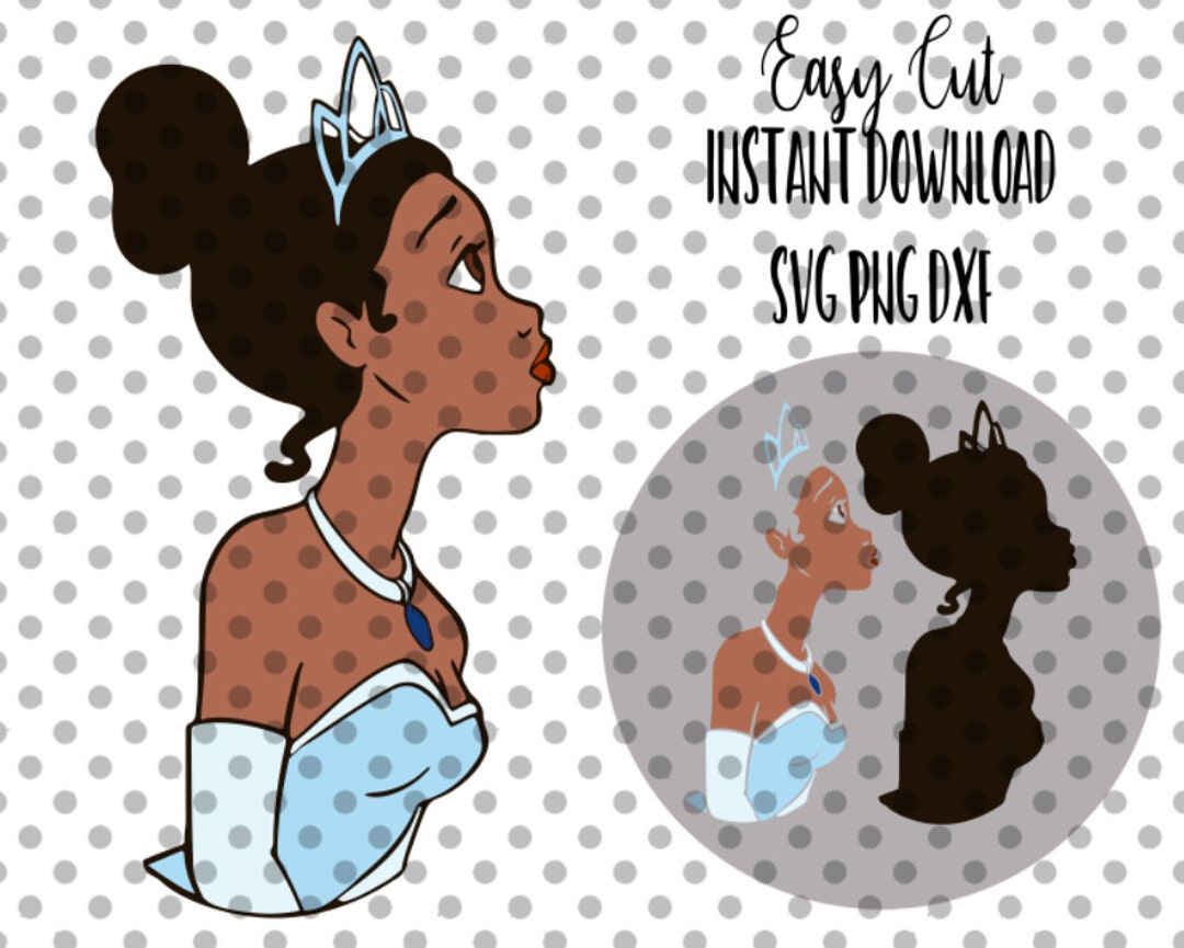 Tiana SVG & PNG Clipart Files Princess Svg Printable Images - Etsy ...