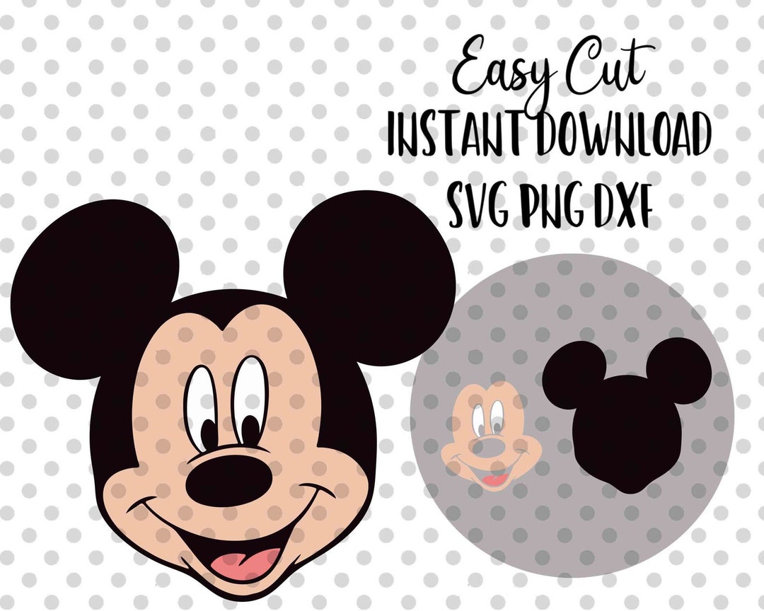 Cabeza de ratón SVG y PNG Clip Art archivos imágenes - Etsy México