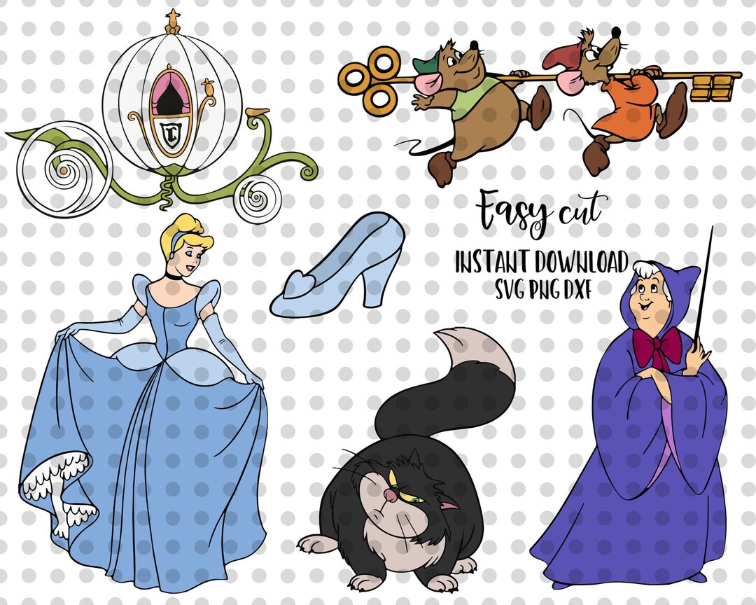 6 Princess Bundle SVG Easy Cut Files Princess Svg Glass - Etsy