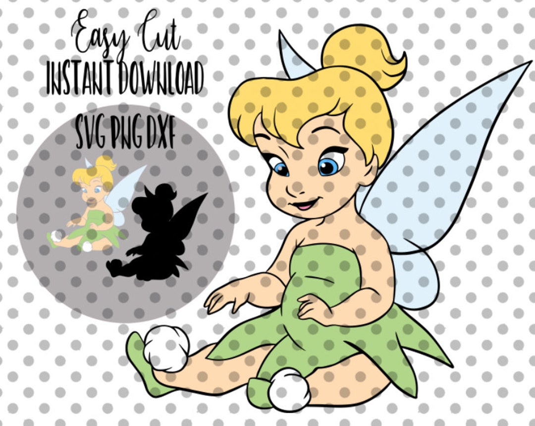 Baby Tink SVG & PNG Clipart Files Princess Svg Printable - Etsy