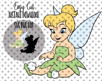 Tinkerbell SVG & PNG Clipart Files Printable Images Digital - Etsy Canada