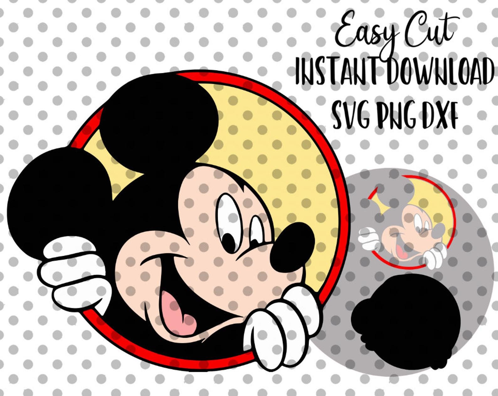 Mouse Head SVG & PNG Clip Art Files Printable Images Digital - Etsy ...
