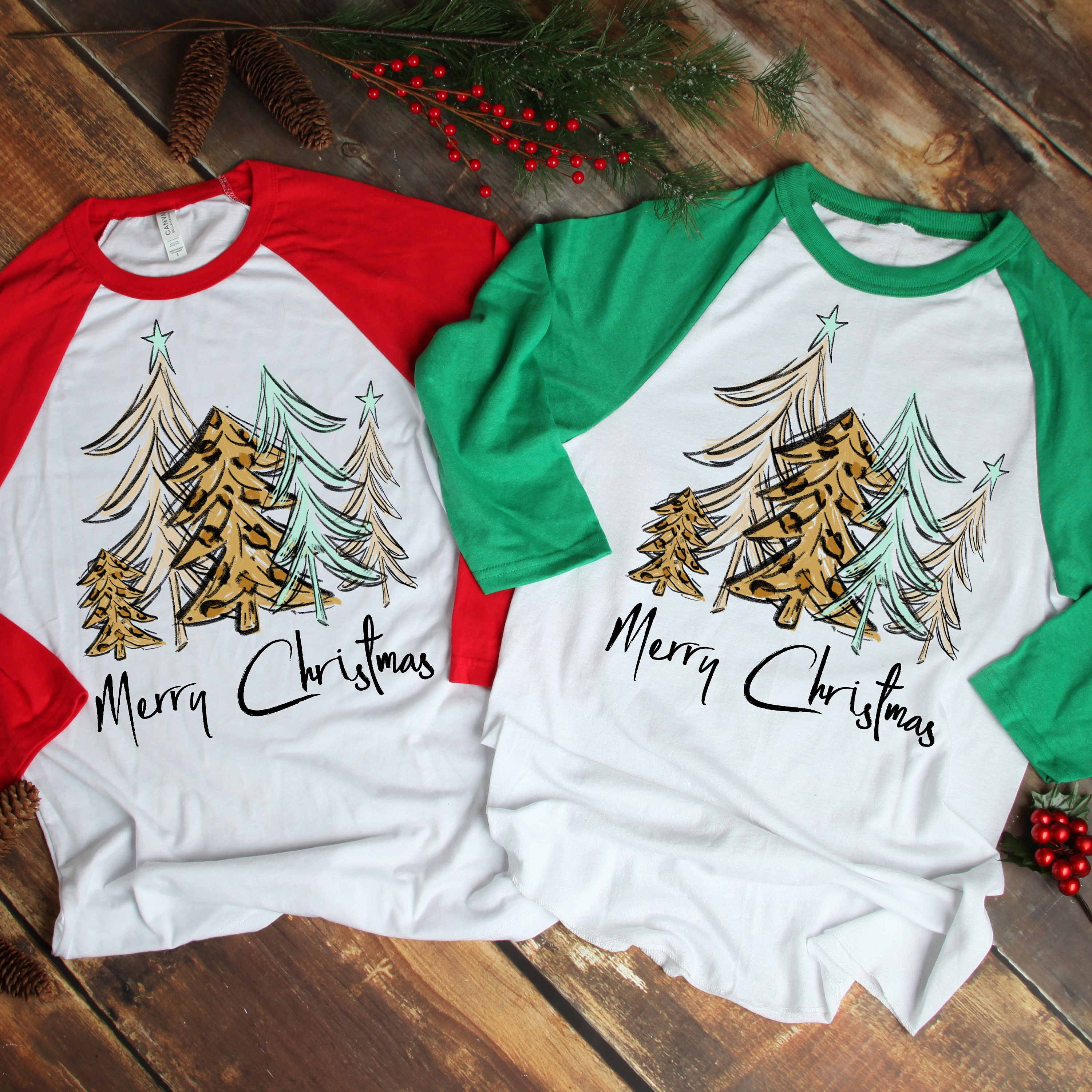 Mint Leopard Print Christmas Tree Shirt, Mint Leopard Print Christmas ...