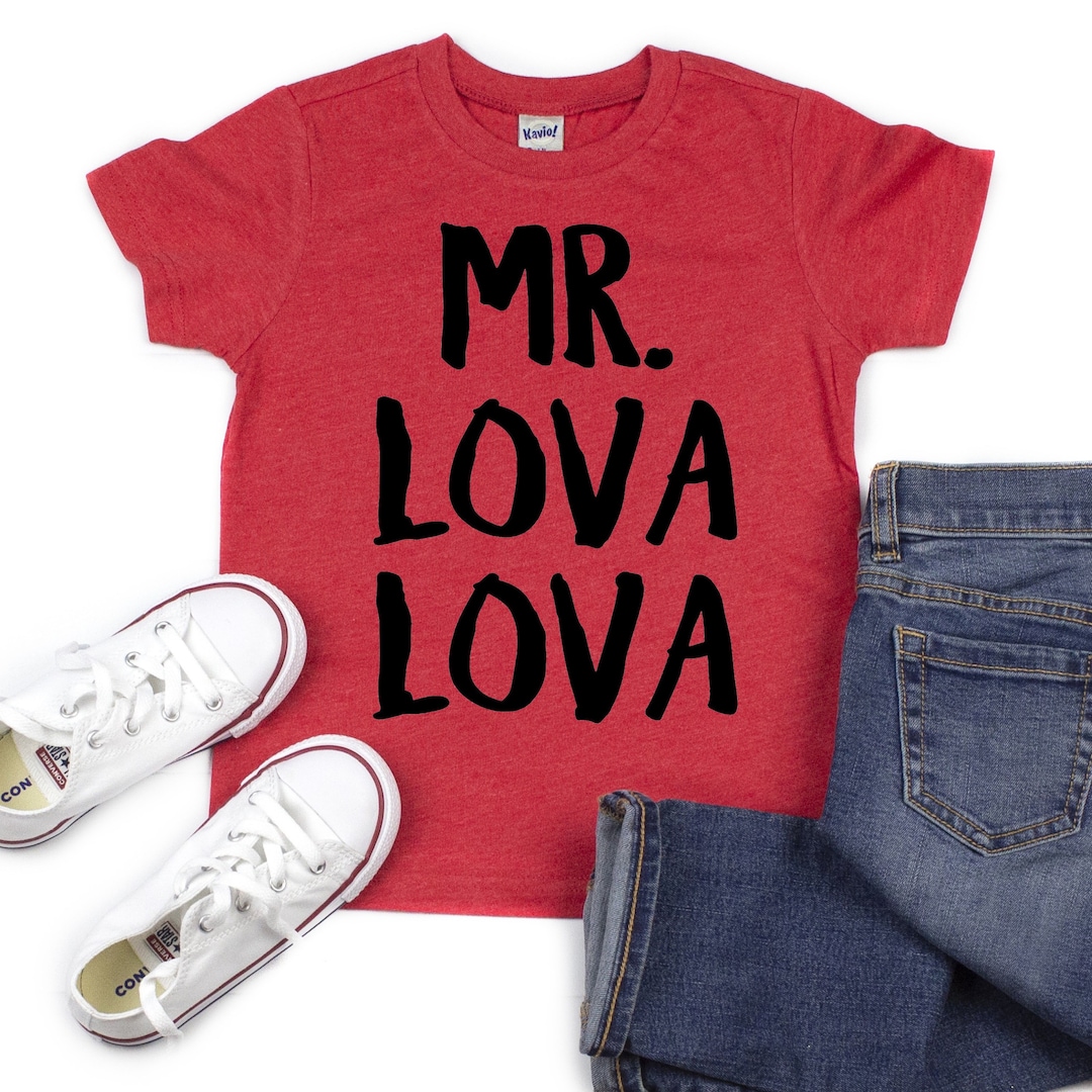 Mr Lova Lova Boys Valentines Day Shirt, Valentine Shirt for Boy, Funny ...