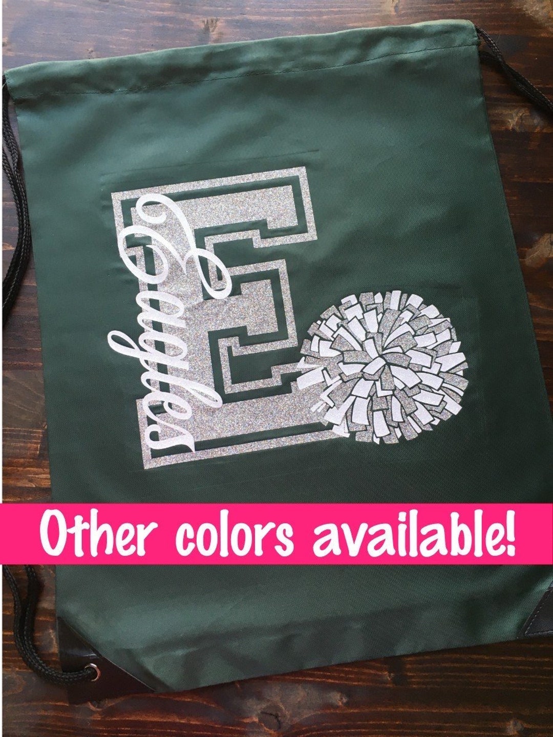Custom Cheer Drawstring Bag, Cheerleader, School Spirit, Cheer Squad ...