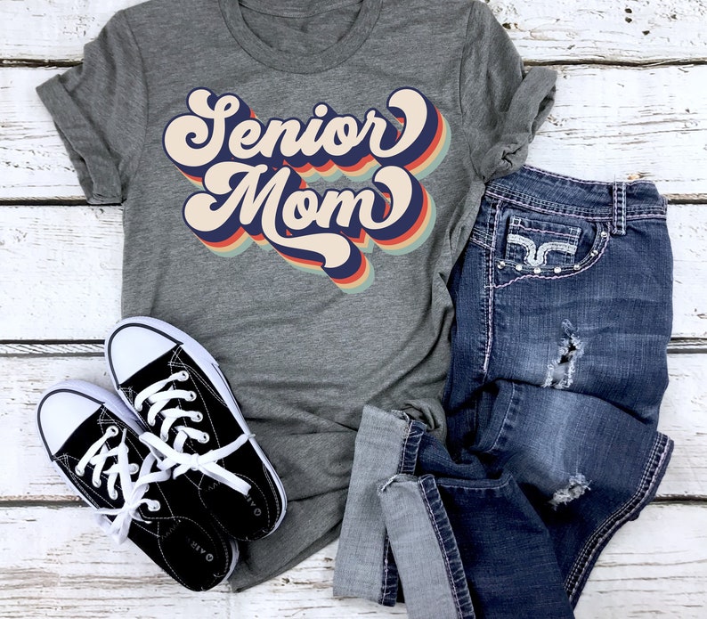Senior Retro Print Shirt Senior Mom Senior 2021 Shirt | Etsy