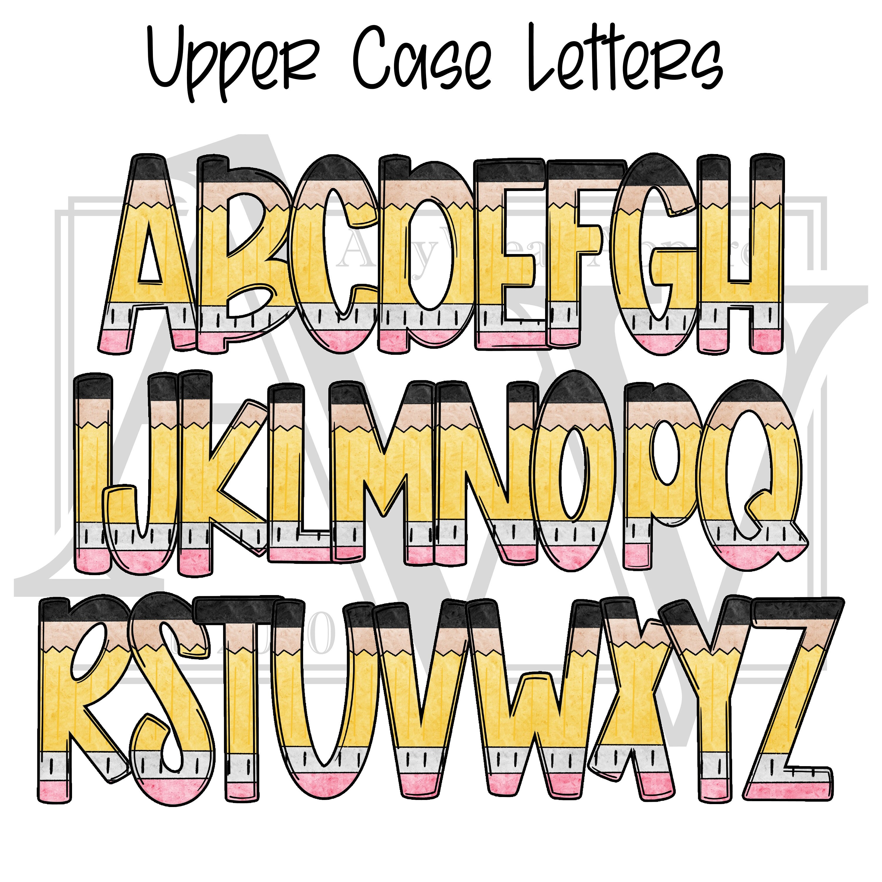CUSTOM Pencil Lettering Back to School Grade Level Shirt, Kindergarten ...