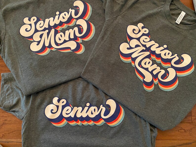 Senior Retro Print Shirt Senior Mom Senior 2021 Shirt | Etsy
