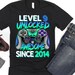 Level 9 Unlocked Shirt, Level 9 Gamer Shirt, 8th Birthday Shirt, 9th ...