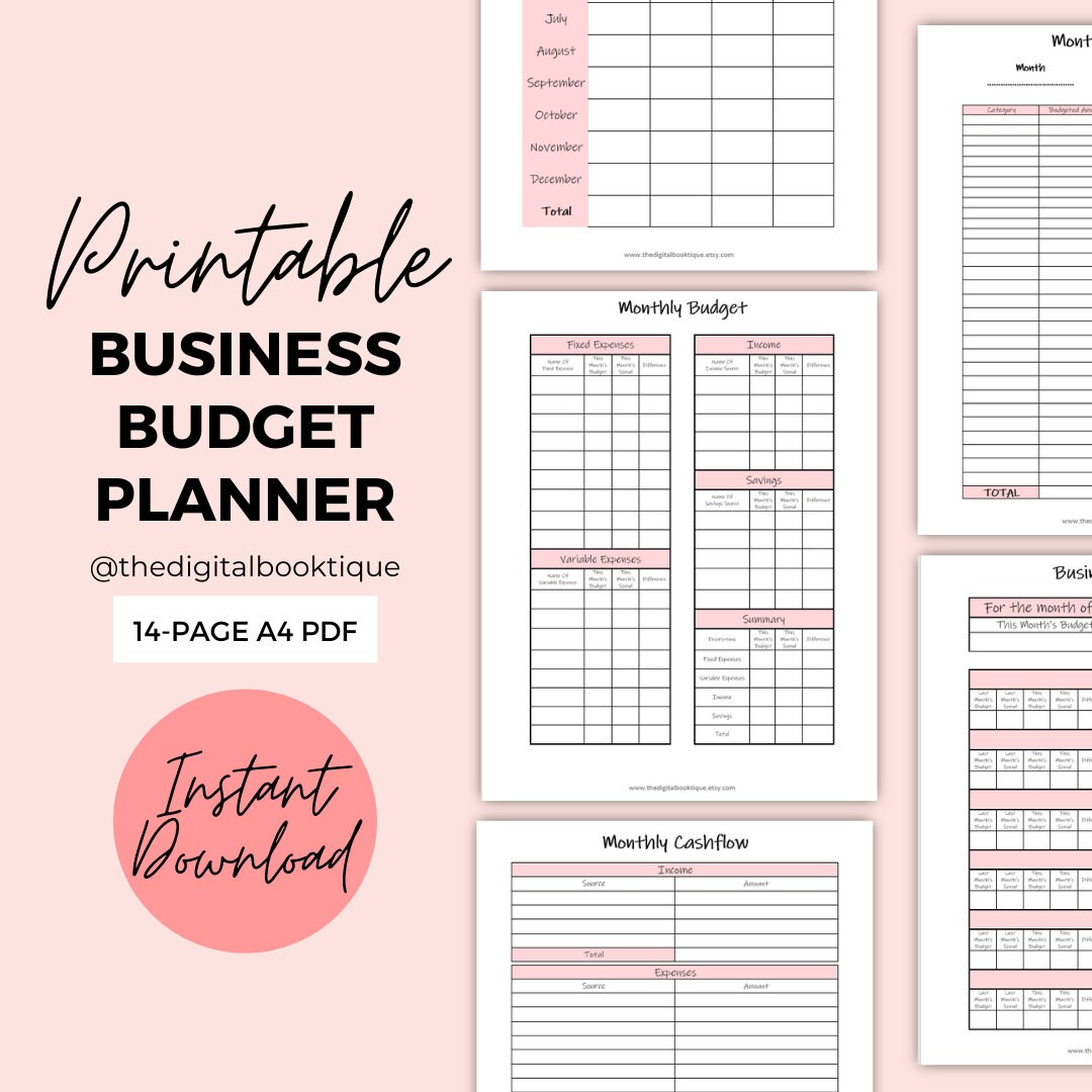 Calendars & Planners Paper Budget Planner Printable Kit etna.com.pe