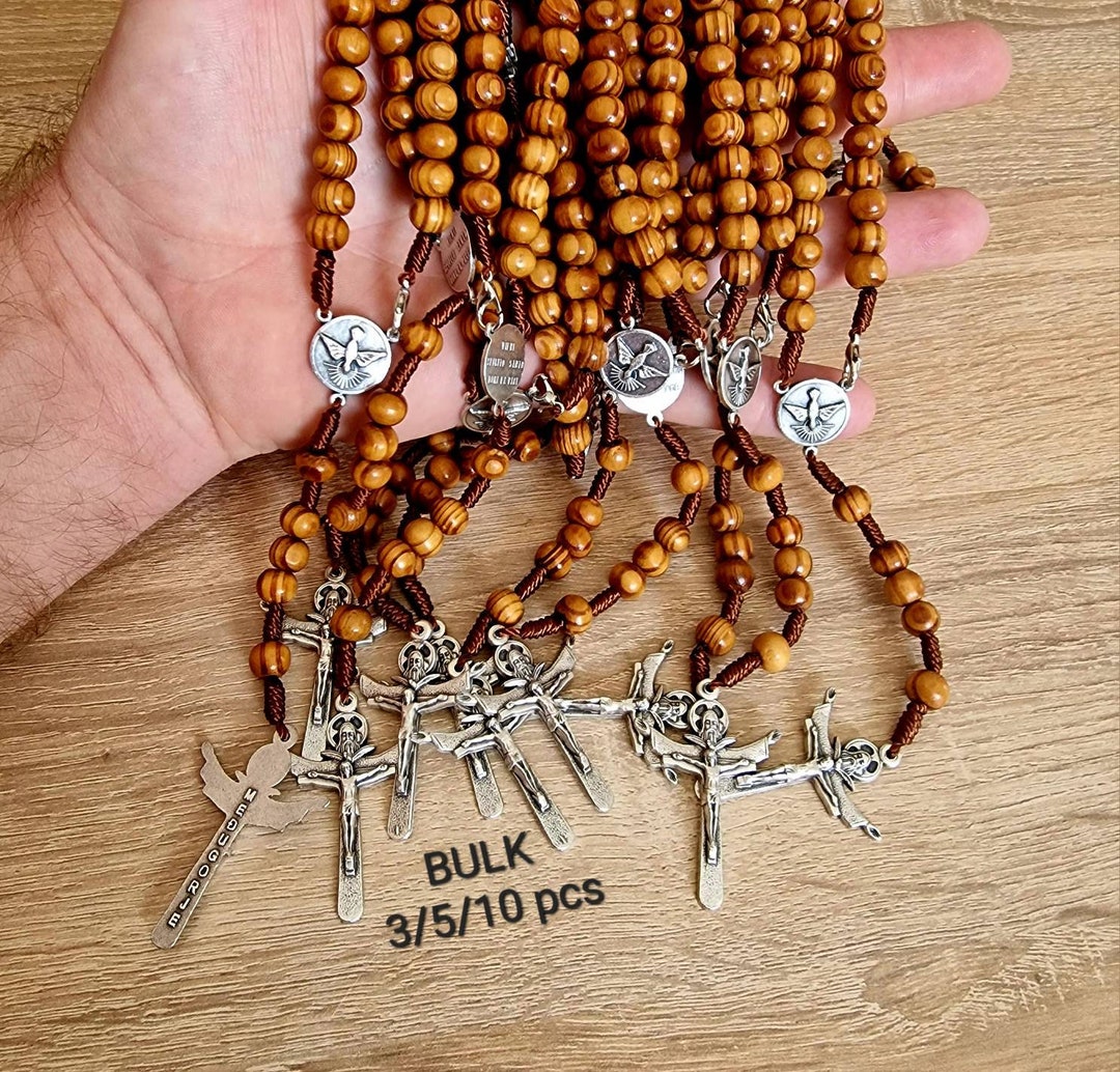WHOLESALE Traditional Holy Spirit Rosaries, Handmade Rosary, Bulk 3, 5 ...
