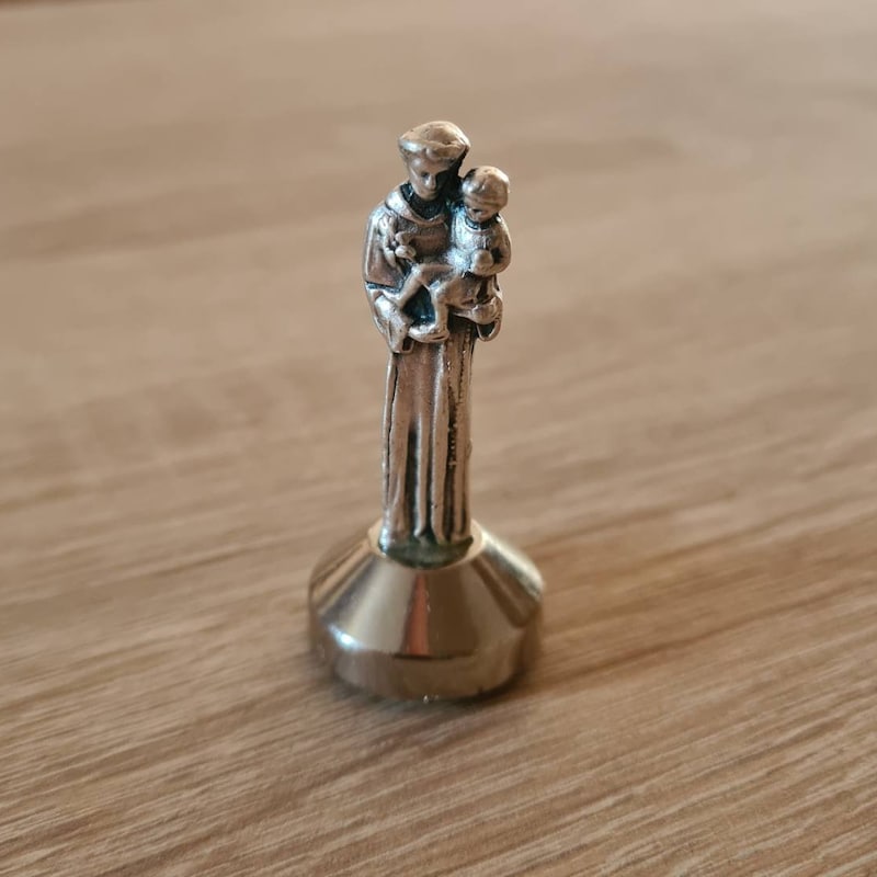 Mini Silver Catholic Statue - Etsy