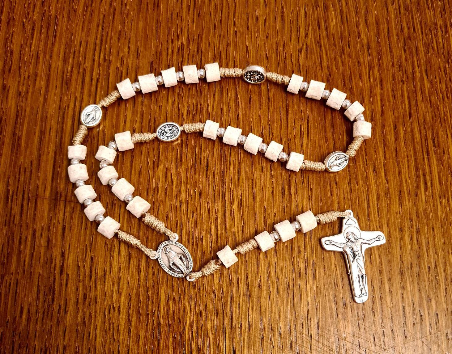 Chaplet of Conversion, Handmade Chaplet With Stones From Medjugorje ...