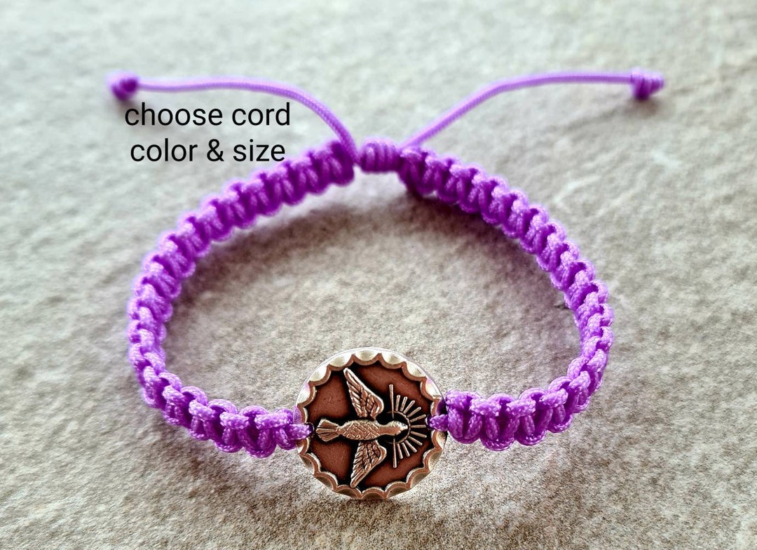 HOLY SPIRIT DOVE Bracelet, Religious Bracelet, Catholic Bracelet ...