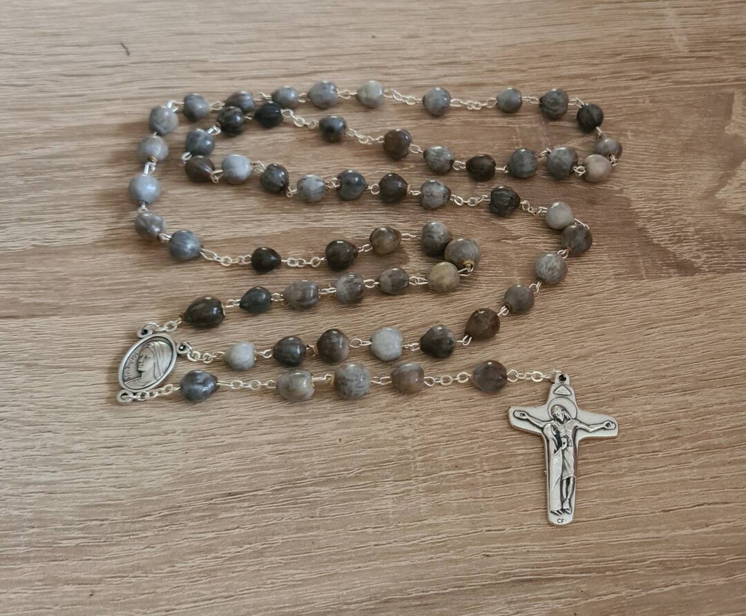 Handmade Jobs Tears Rosary From Medjugorje - Etsy