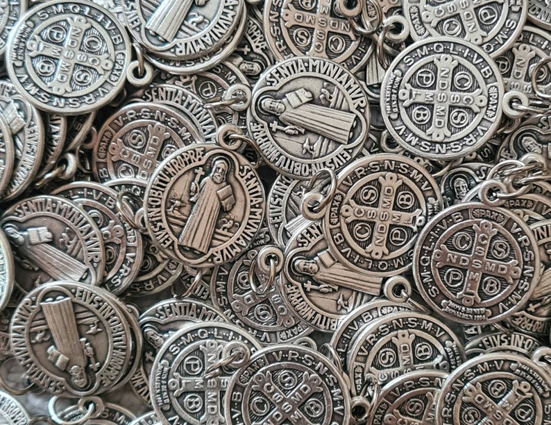 Wholesale St Benedict Medals Box 10, 20, 50, 100 Pcs Medals, Catholic ...