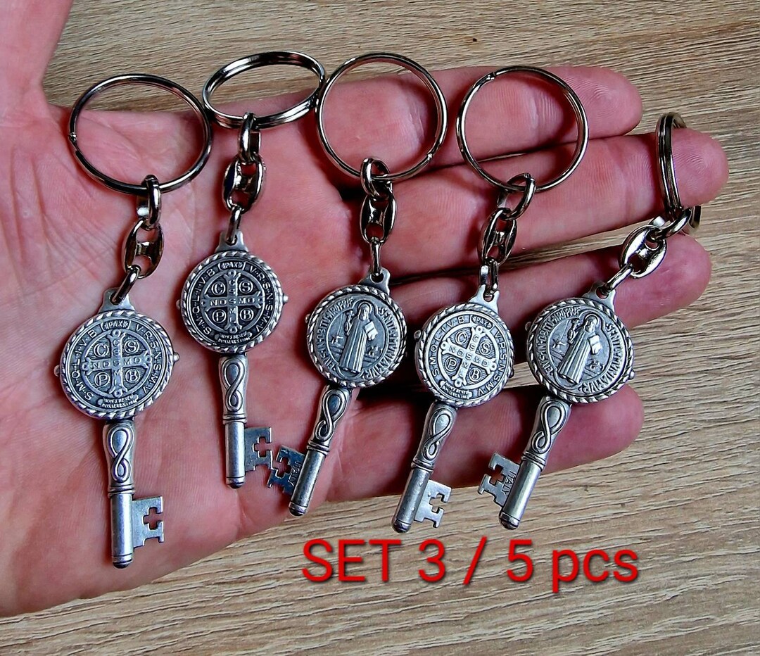Wholesale St Benedict Keychains, Lot Bulk 3, 5 Pcs - Etsy