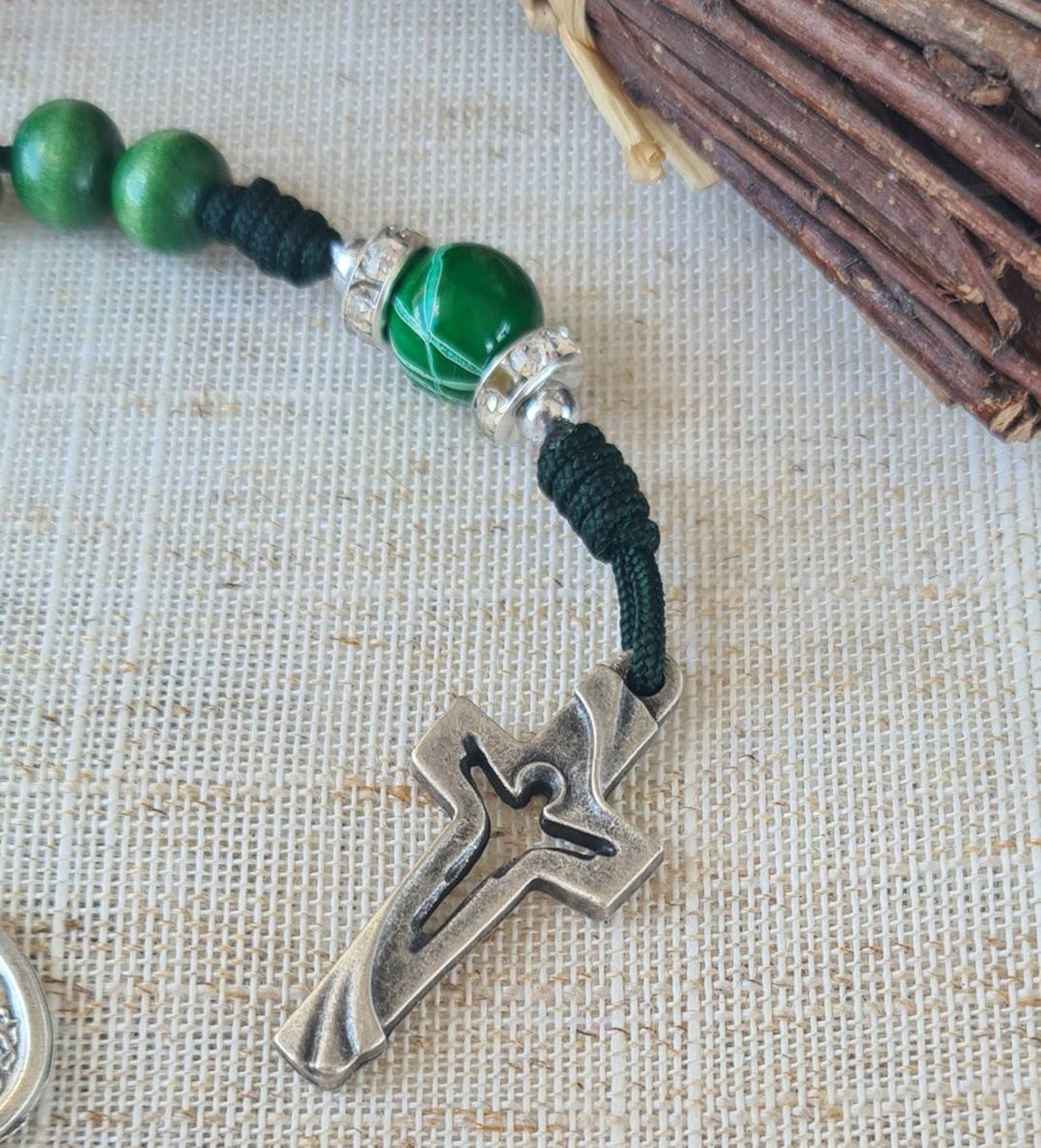 ST PATRICK CHAPLET One Decade Prayer Beads Handmade Rosary - Etsy