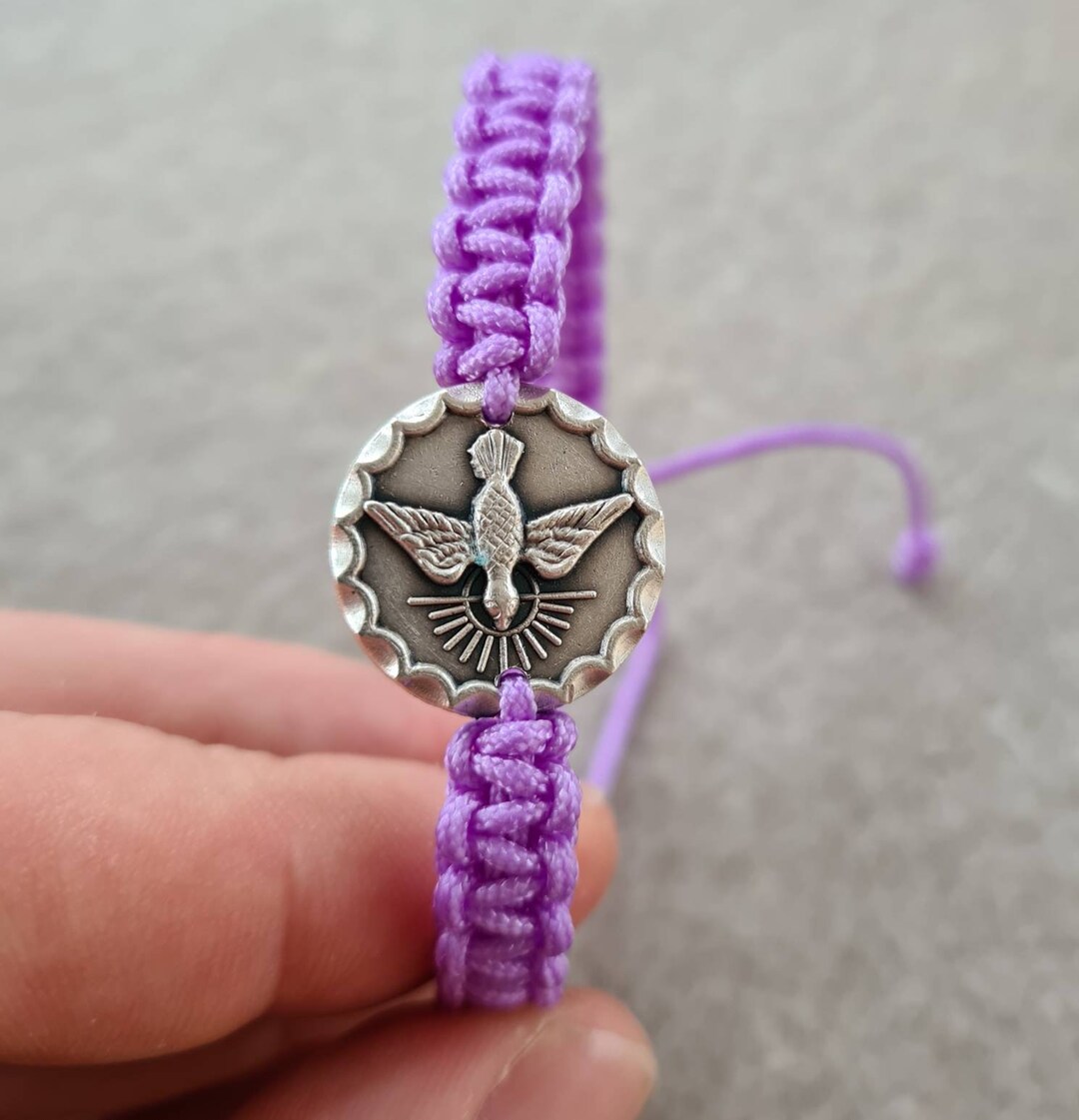 HOLY SPIRIT DOVE Bracelet, Religious Bracelet, Catholic Bracelet ...