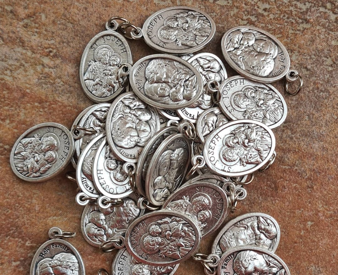 Wholesale Saint Joseph / Holy Family Medals Box 5, 10, 20, 50 Pcs ...